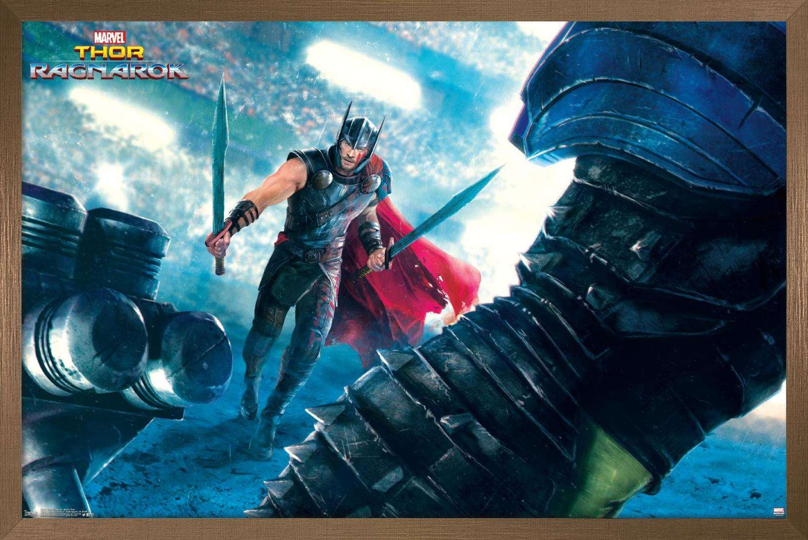 Marvel Cinematic Universe - Thor - Ragnarök - Arena Thor Wall Poster ...
