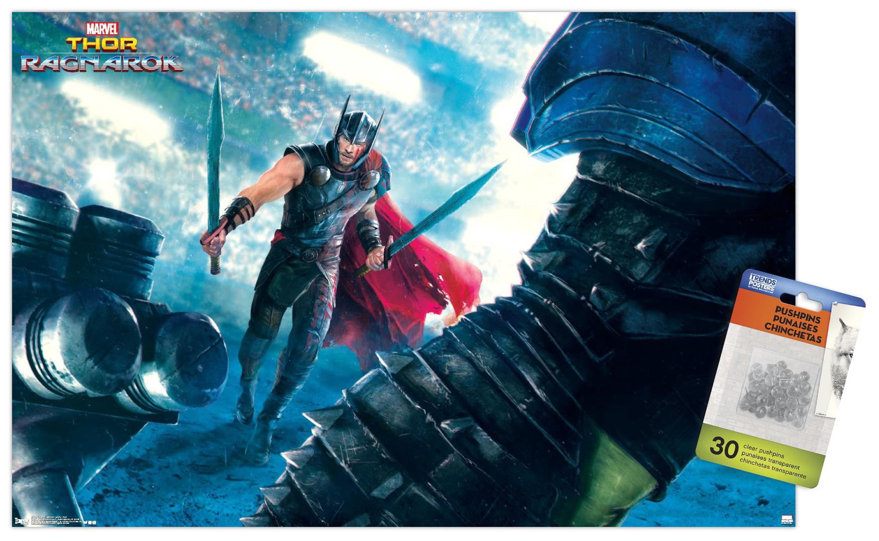 Marvel Cinematic Universe - Thor - Ragnarök - Arena Thor Wall Poster ...
