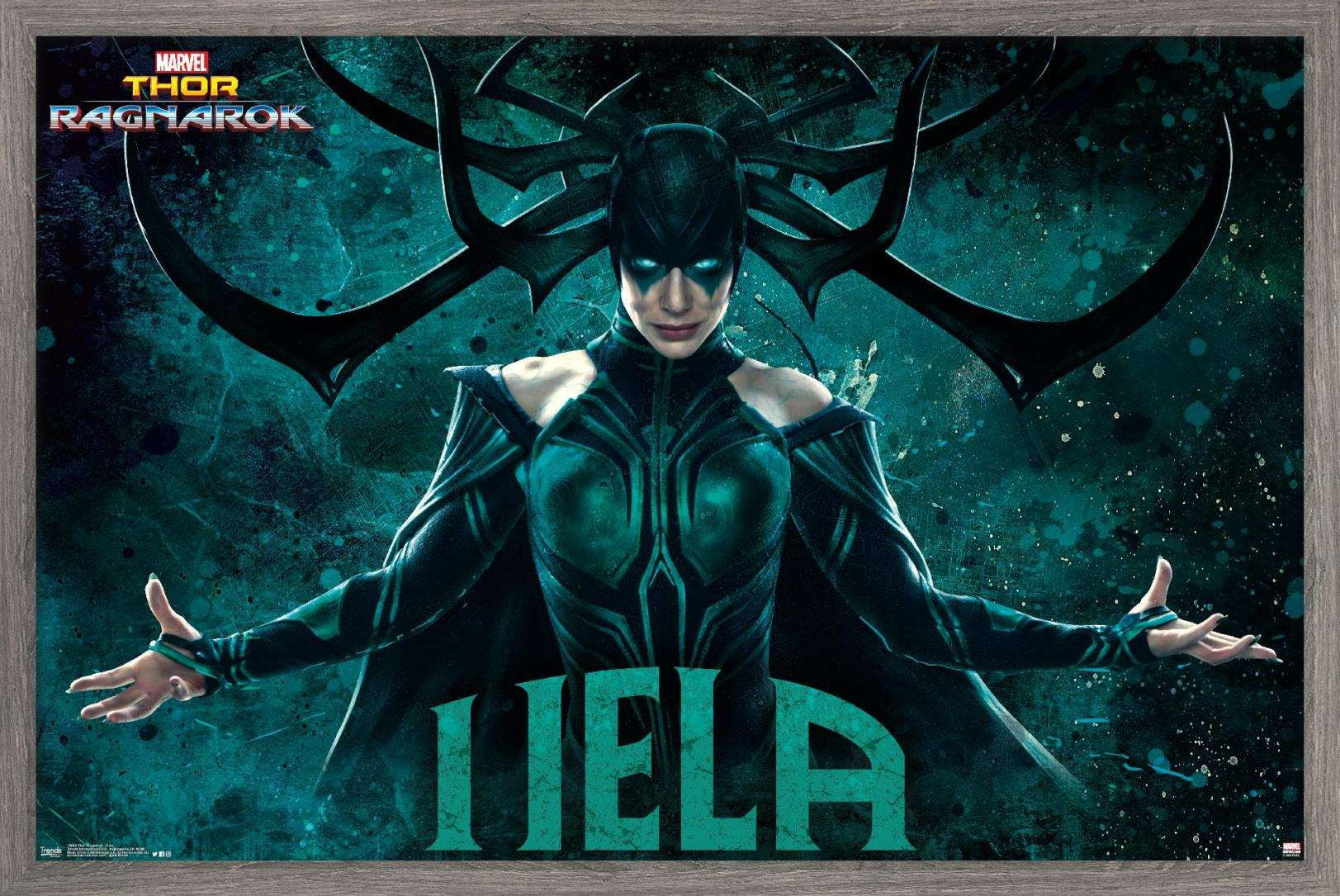 Marvel Cinematic Universe - Thor - Ragnarök - Hela Wall Poster, 22.375 ...