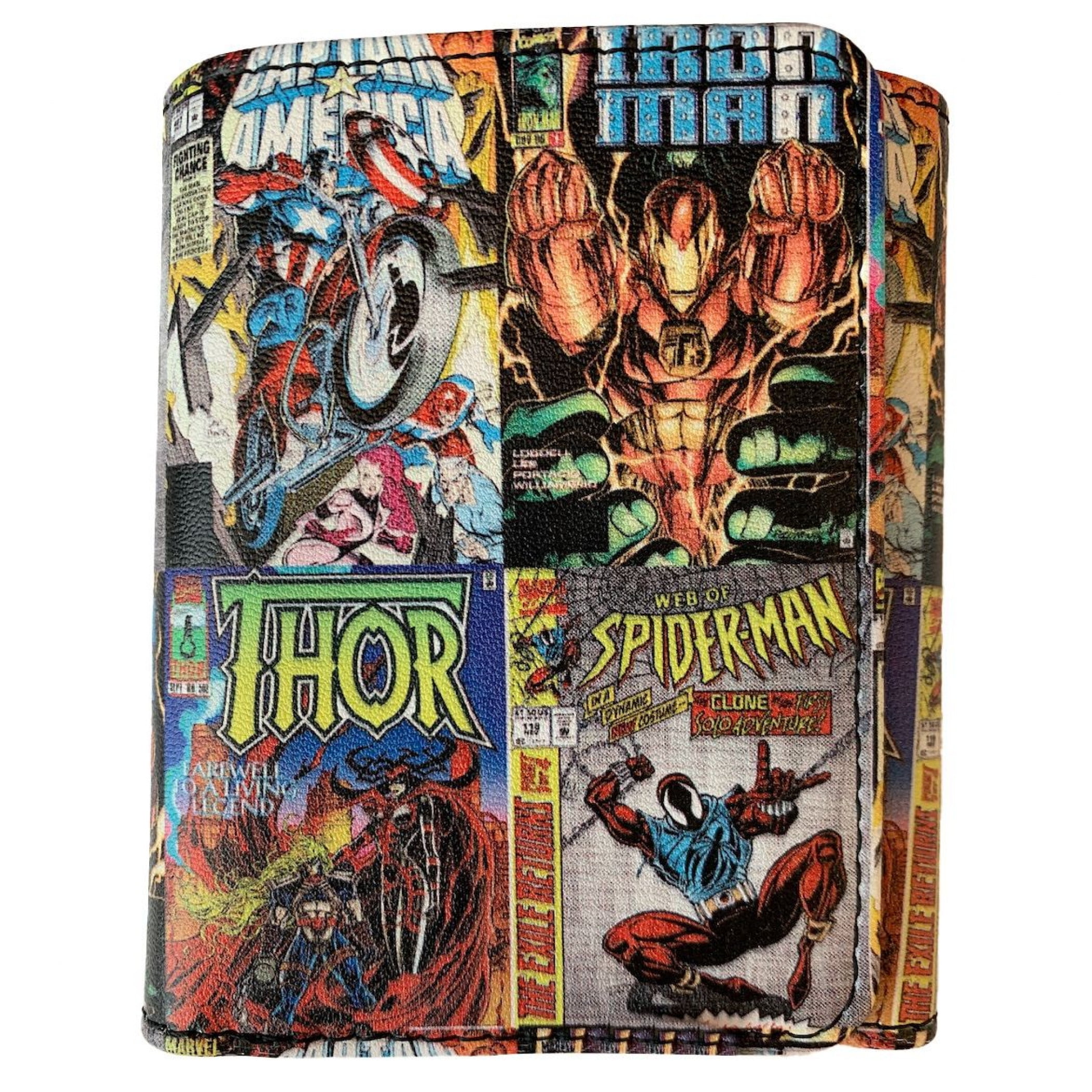 Marvel Classic Comic Covers Trifold Wallet - Walmart.com