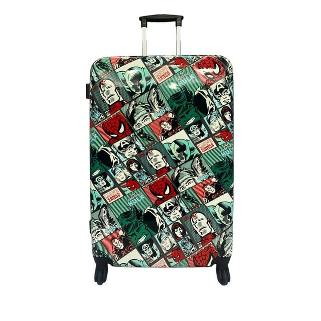 Marvel Comic 28" Check In Hardside ABS Spinner Luggage - Walmart.com
