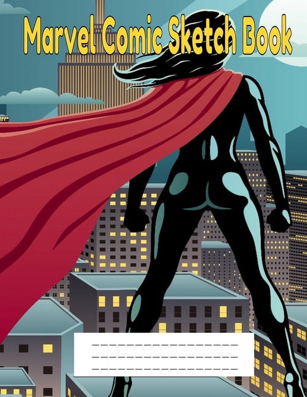 Marvel Comic Sketch Book: Unleash your Drawing Prowess, Create Your Own ...