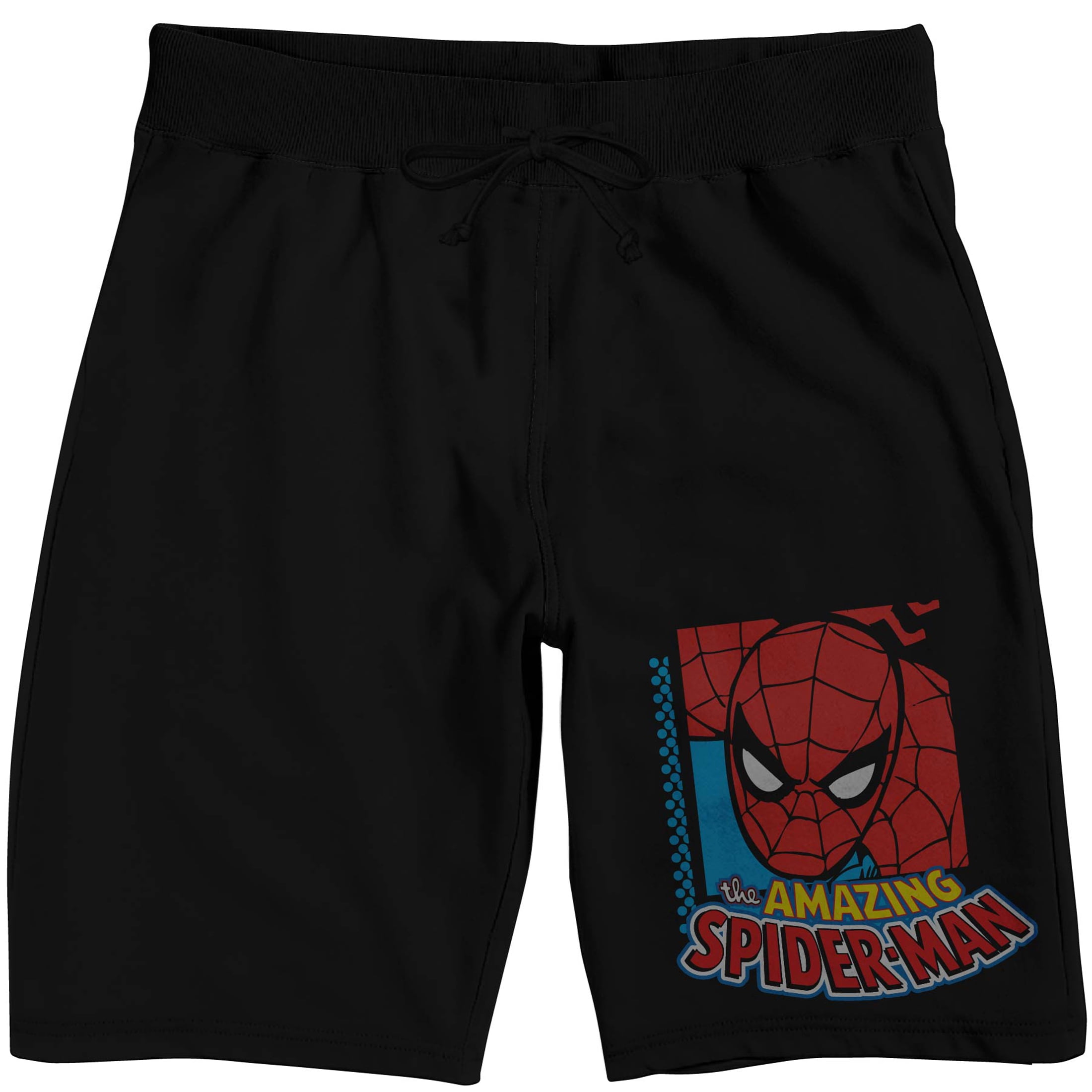 Marvel Comics Amazing Spider-Man Men's Black Graphic Shorts-XL ...