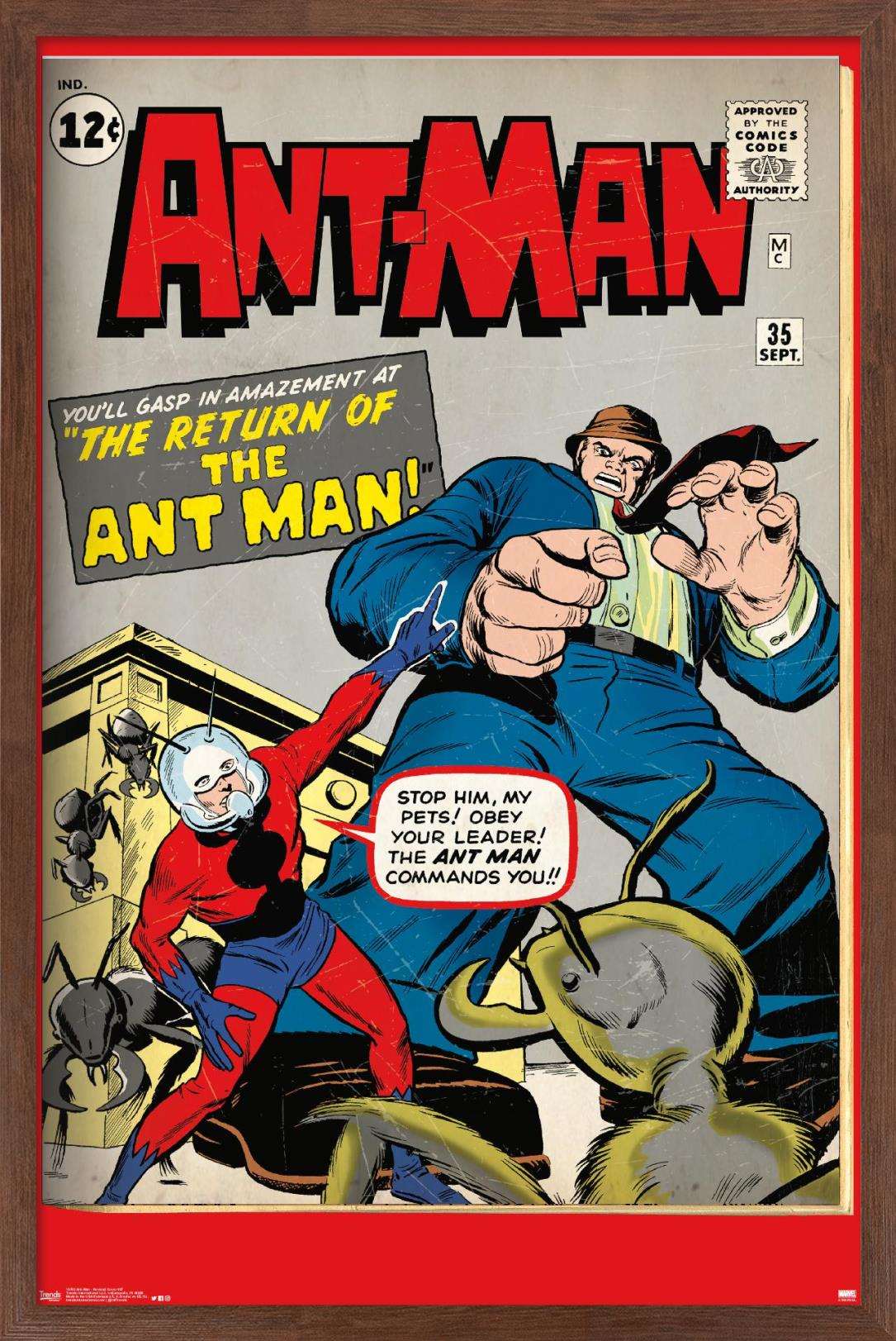 Marvel Comics - Ant-Man - ReVised Cover 27 Wall Poster, 14.725" x 22. ...