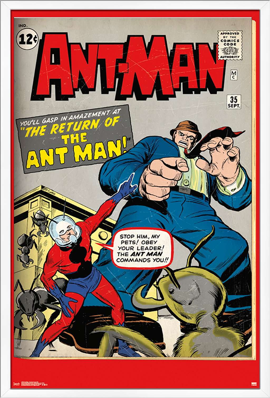 Marvel Comics - Ant-Man - ReVised Cover 27 Wall Poster, 22.375" x 34 ...