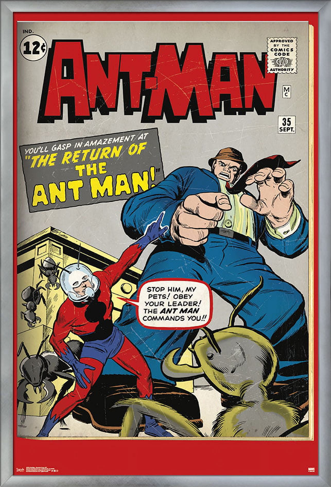 Marvel Comics - Ant-Man - ReVised Cover 27 Wall Poster, 22.375" x 34 ...