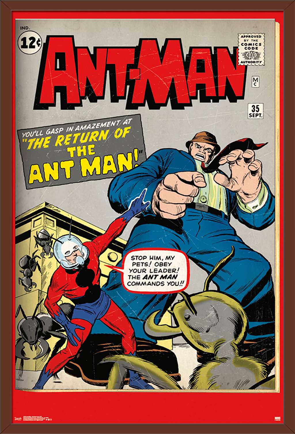 Marvel Comics - Ant-Man - ReVised Cover 27 Wall Poster, 22.375" x 34 ...