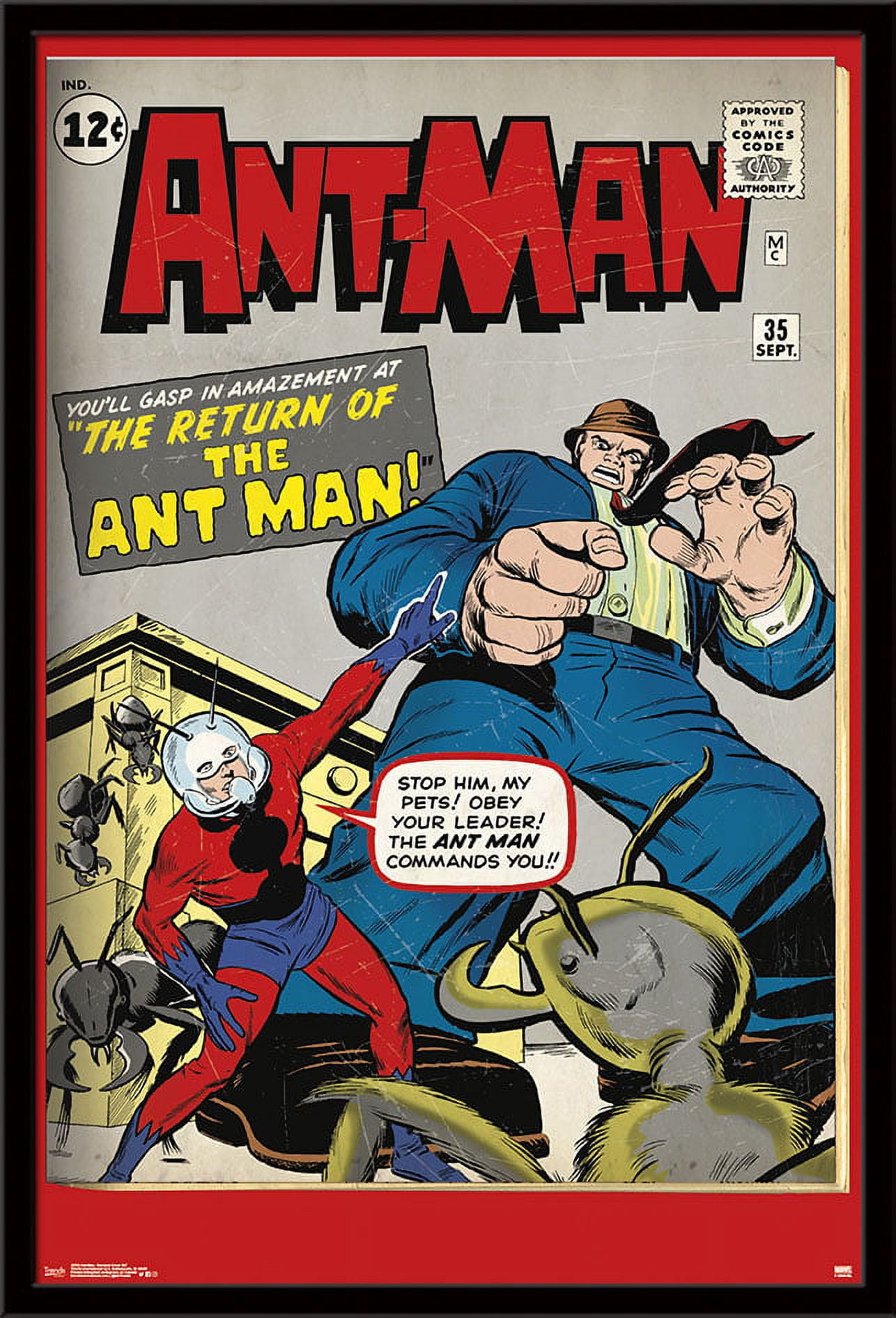 Marvel Comics - Ant-Man - ReVised Cover 27 Wall Poster, 22.375" x 34 ...