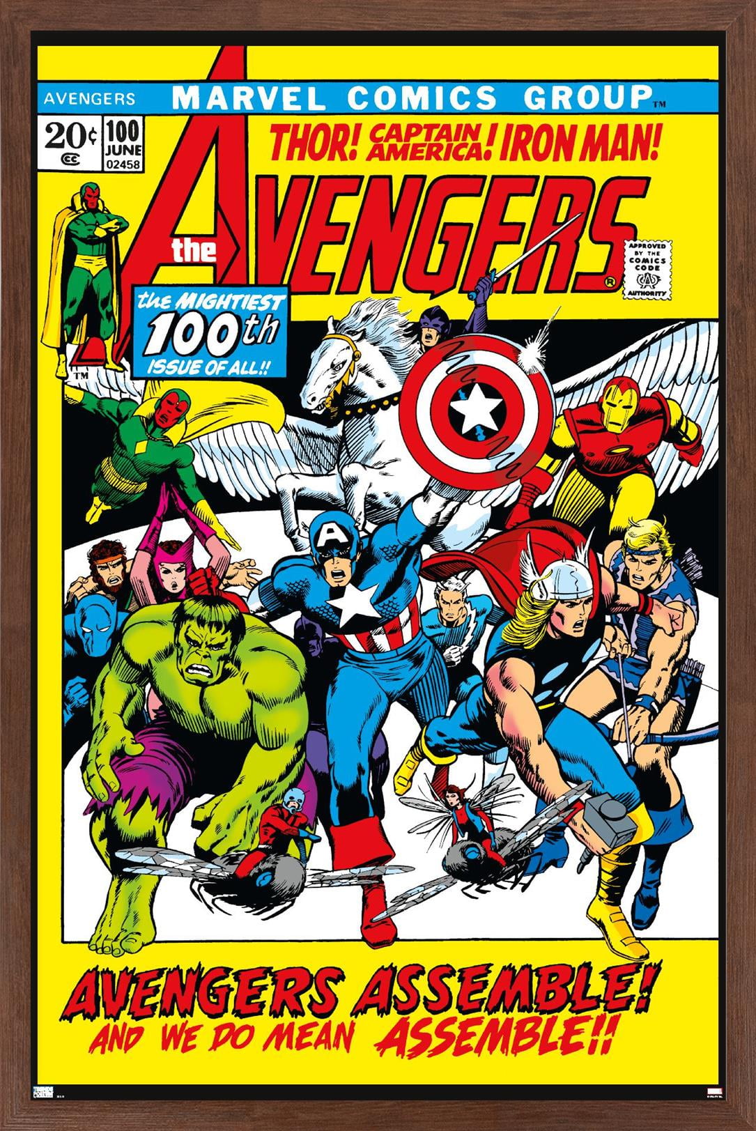 The Avengers Comic Poster