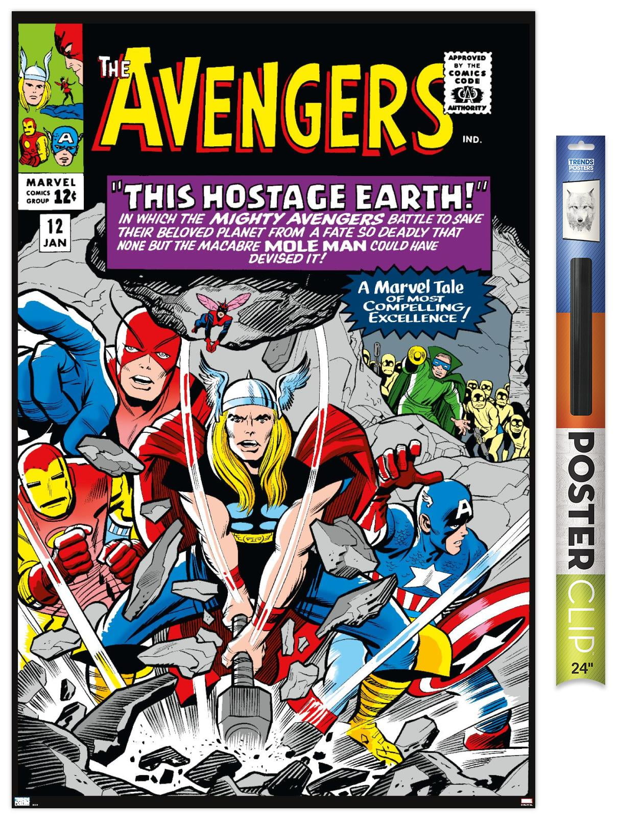 Marvel Comics - Avengers #12 Wall Poster, 22.375" x 34" - Walmart.com
