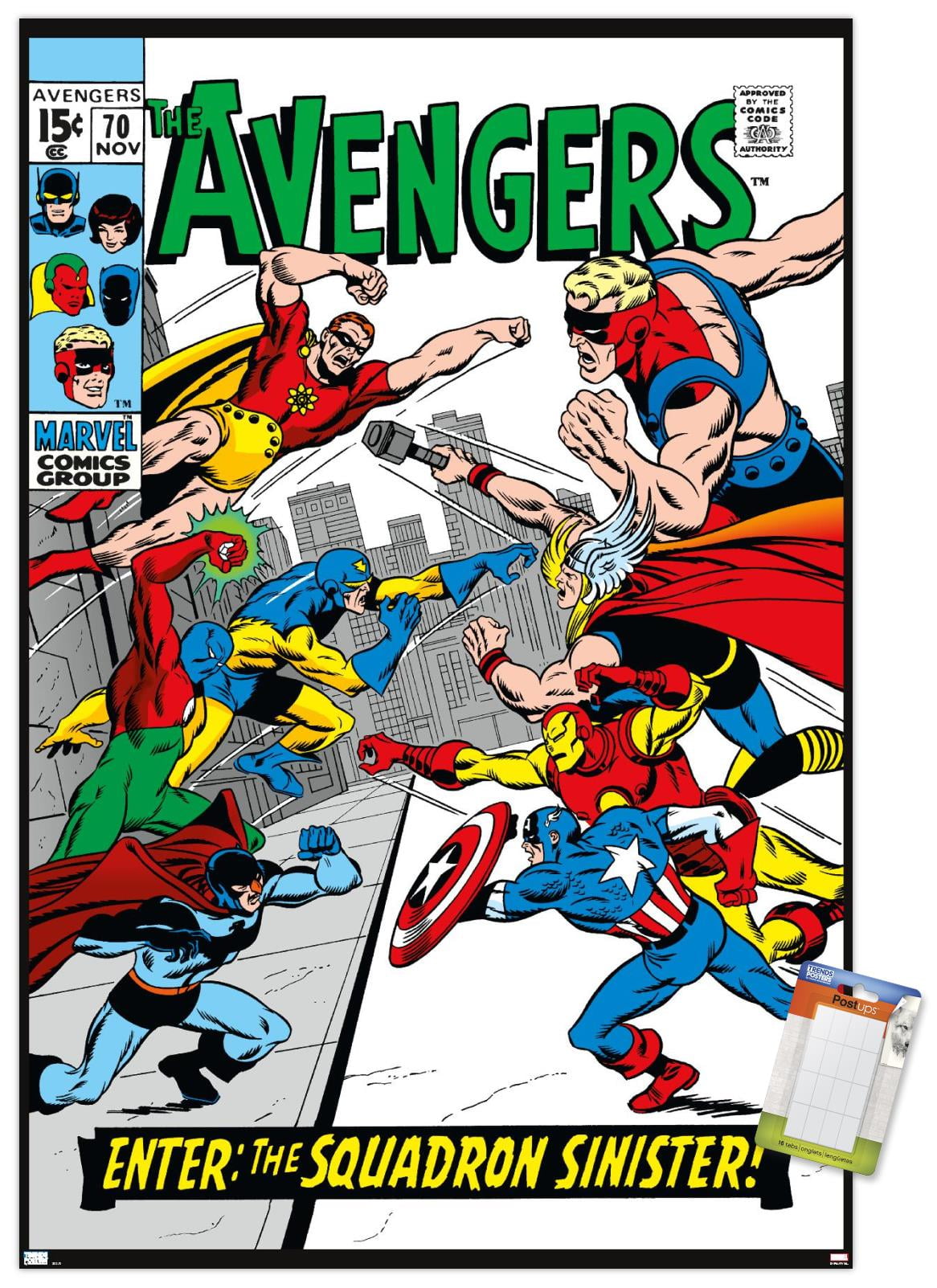 The Avengers Comic Poster