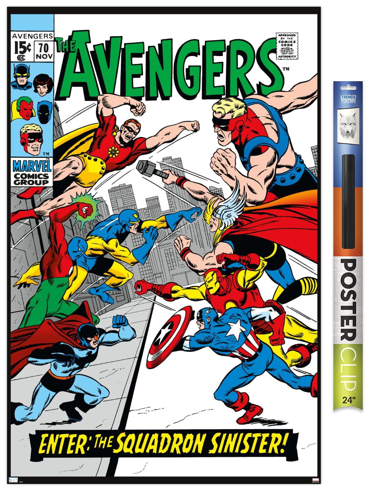 Marvel Comics - Avengers #70 Wall Poster, 22.375" x 34" - Walmart.com