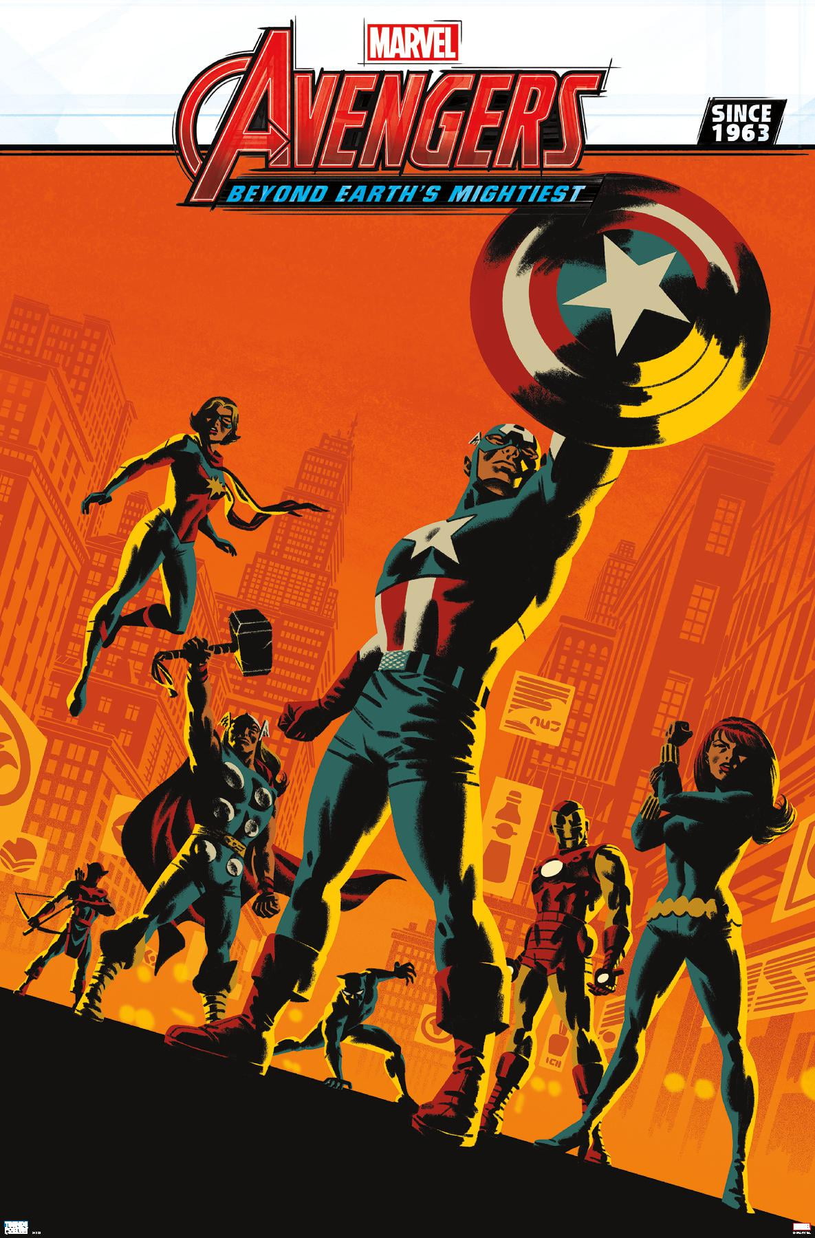 Marvel Comics Avengers: Beyond Earth's Mightiest Wall Poster, 22.375" x ...