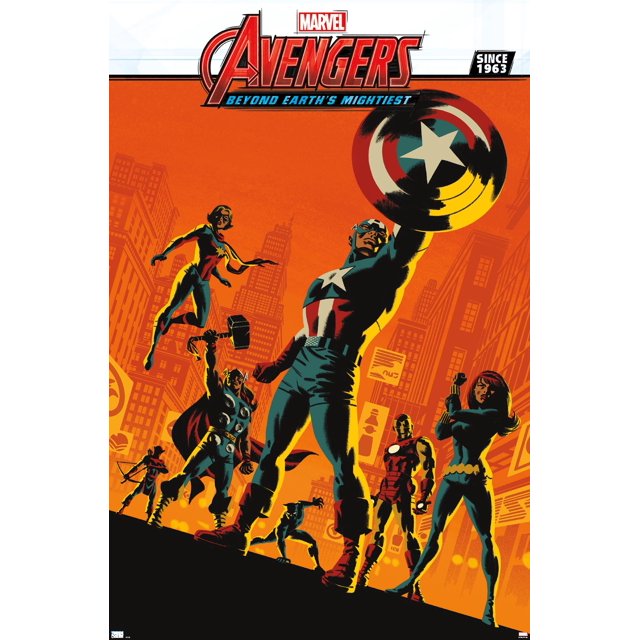 Marvel Comics Avengers: Beyond Earth's Mightiest Wall Poster, 22.375" x ...