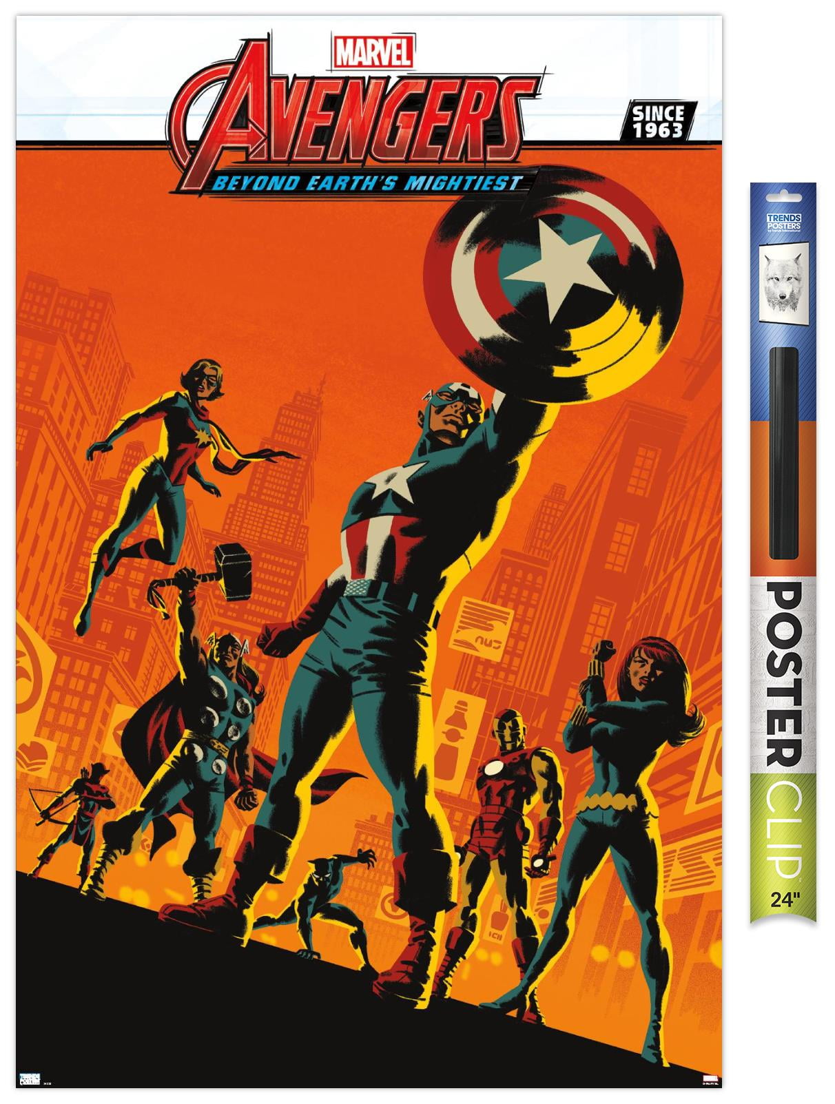 Marvel Comics Avengers: Beyond Earth's Mightiest Wall Poster, 22.375" x ...