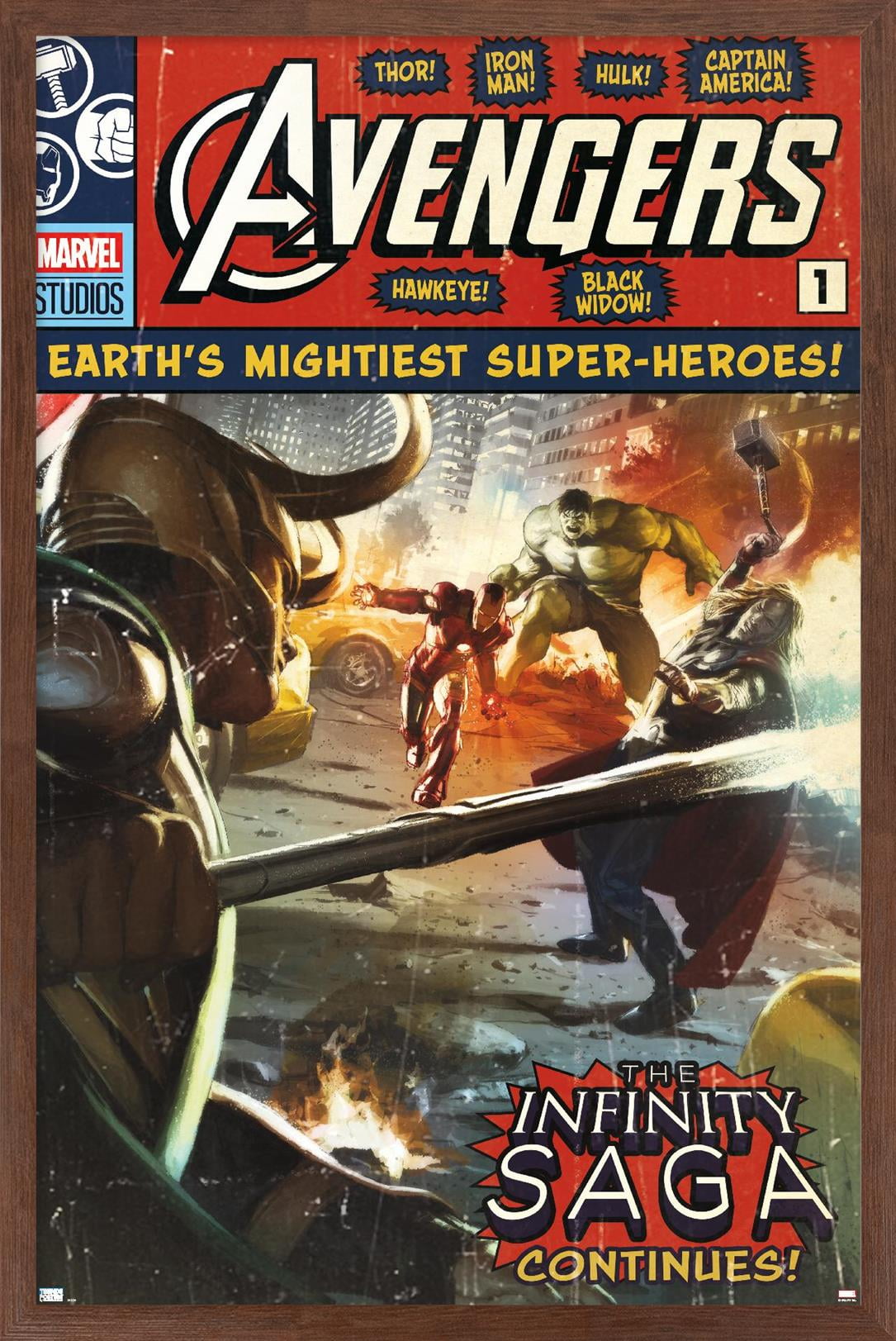Marvel Comics Avengers: Infinity Saga - #1 Wall Poster, 22.375" x 34 ...