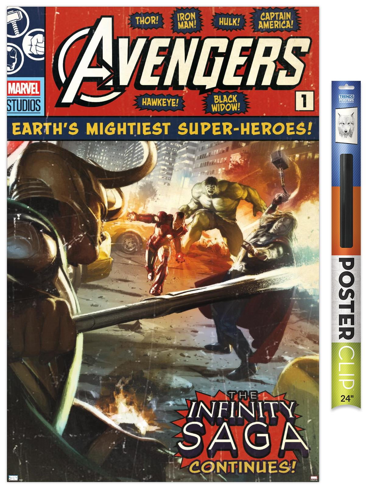 Marvel Comics Avengers: Infinity Saga - #1 Wall Poster, 22.375" x 34 ...