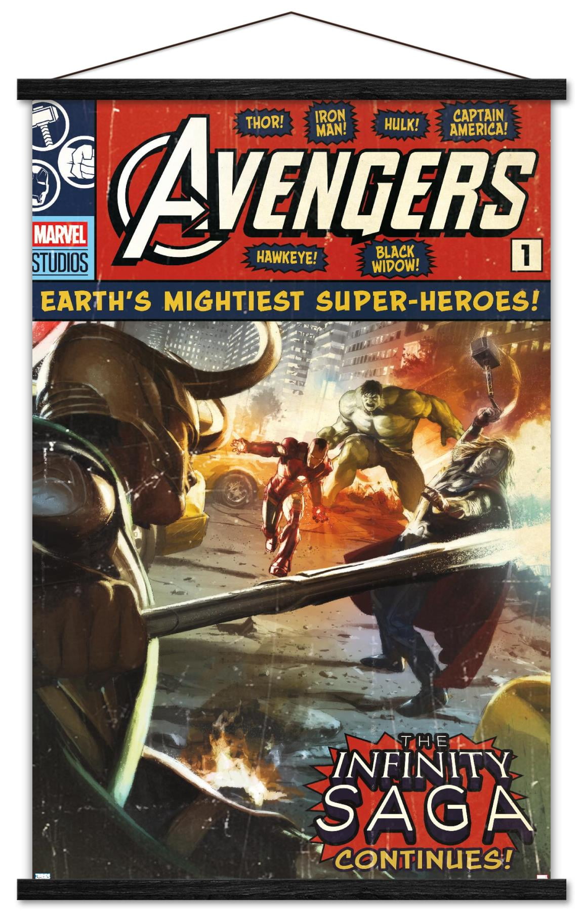 Marvel Comics Avengers: Infinity Saga - #1 Wall Poster with Magnetic ...