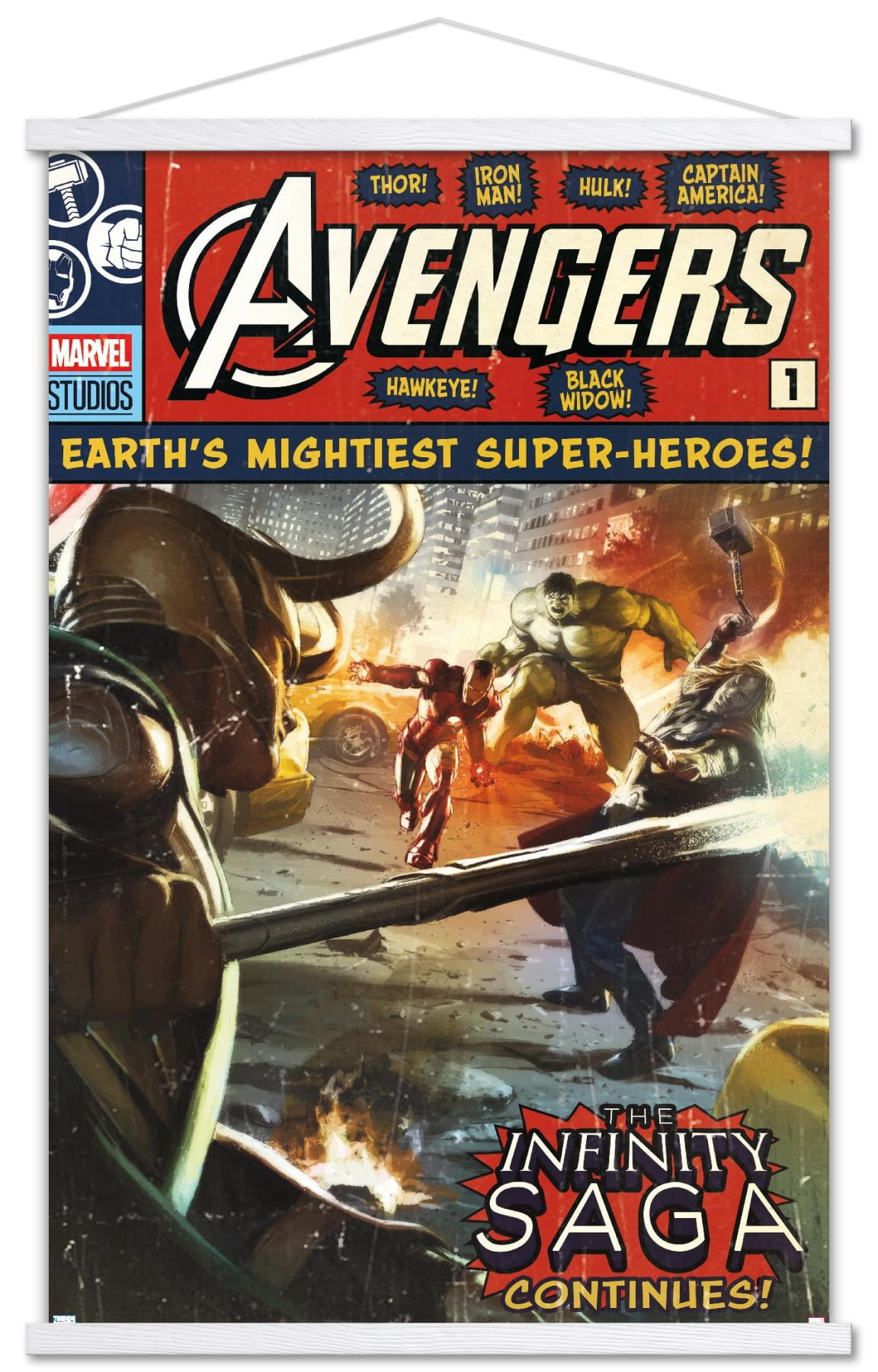 Marvel Comics Avengers: Infinity Saga - #1 Wall Poster with Magnetic ...