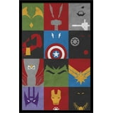 Marvel Comics - Avengers - Minimalist Grid Wall Poster, 22.375" x 34 ...