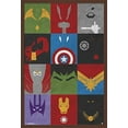 Marvel Comics - Avengers - Minimalist Grid Wall Poster, 22.375" x 34 ...
