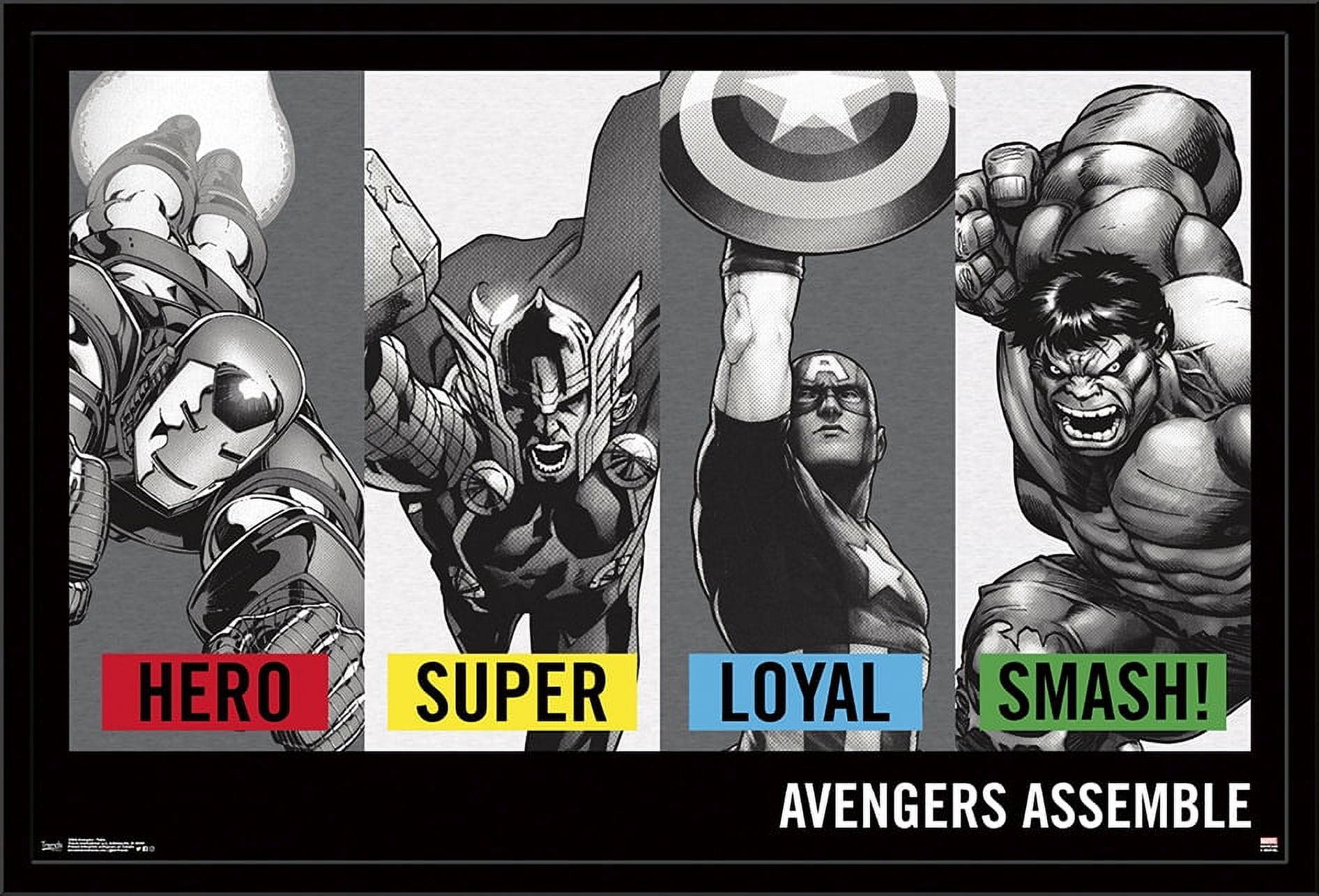 Marvel Comics - Avengers - Traits - Hero - Super - Loyal - Smash! Wall ...