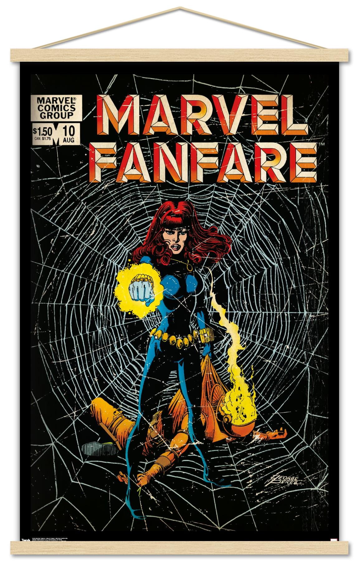 Marvel Comics - Black Widow - Marvel Fanfare #10 Wall Poster with ...