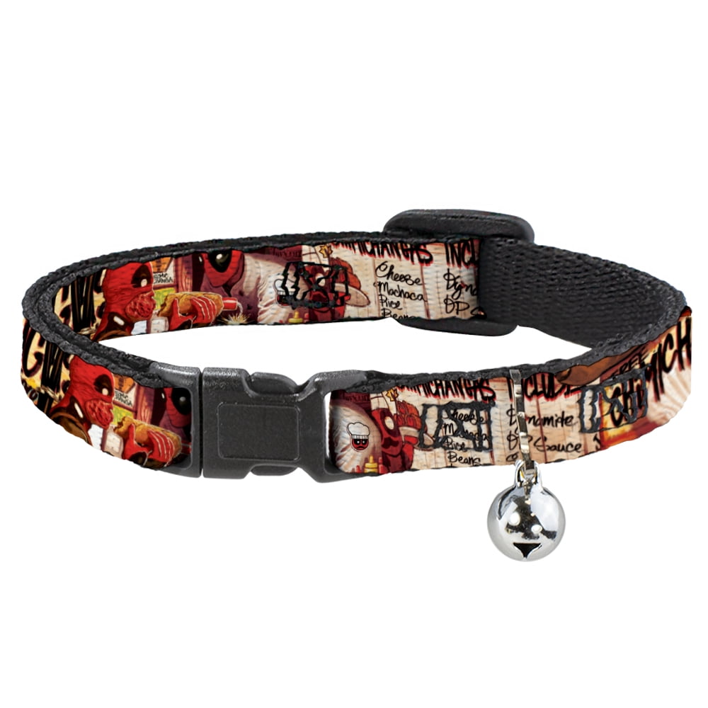 Marvel Comics Breakaway Cat Collar With Bell, Plastic Clip, Easy ...