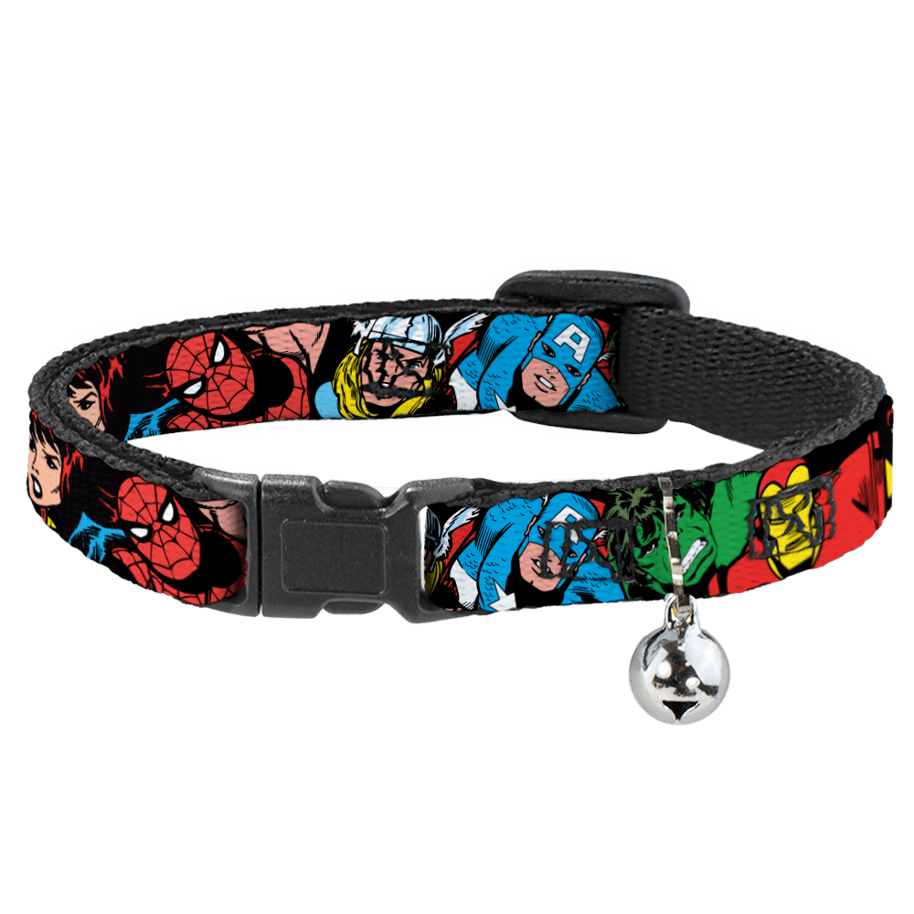 Marvel Comics Breakaway Cat Collar With Bell, Plastic Clip, Easy ...