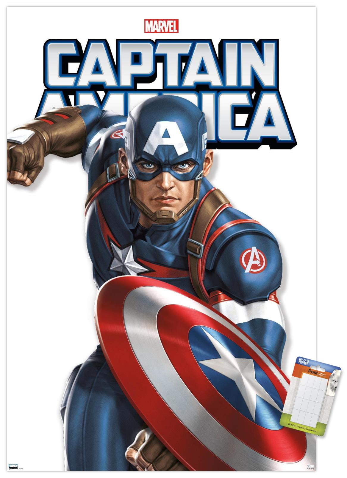 Marvel Comics - Captain America Feature Series Wall Poster, 14.725" x ...