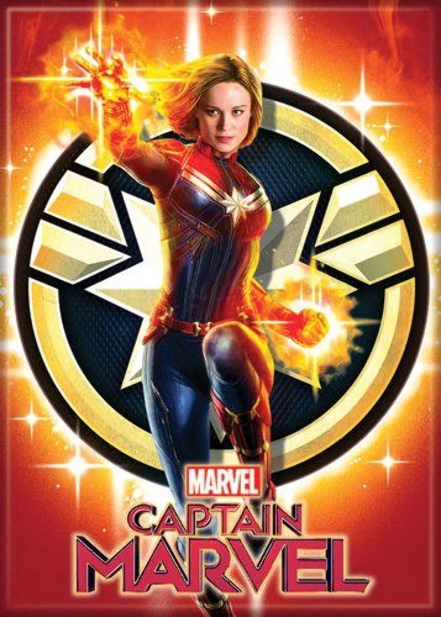Marvel Comics Captain Marvel Magnet - Walmart Business Supplies