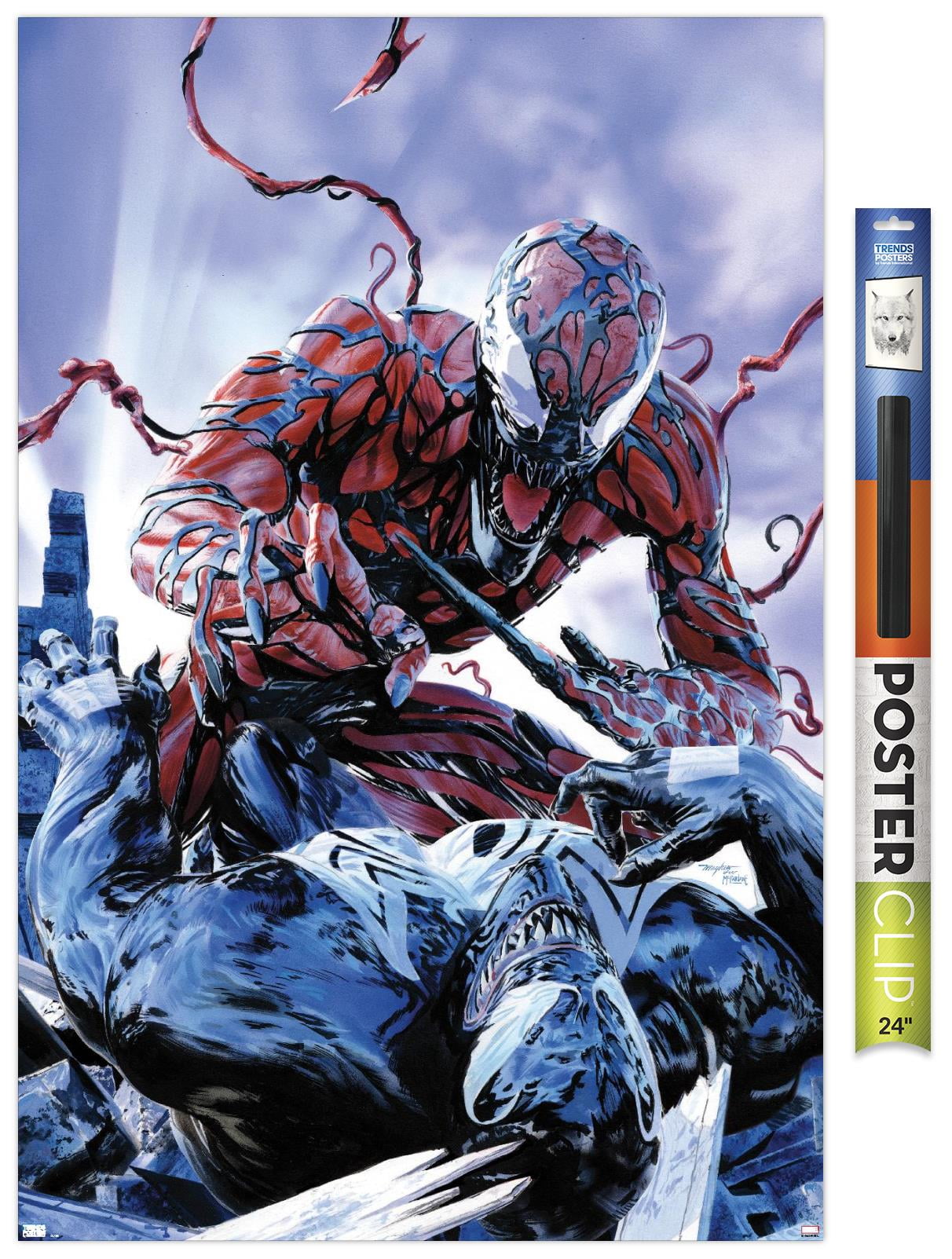 Marvel Comics - Carnage - Battle with Venom Wall Poster, 22.375" x 34 ...