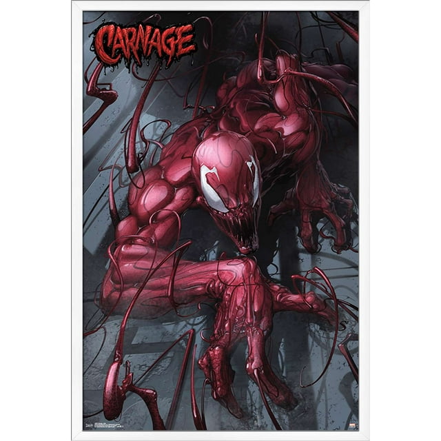 Marvel Comics - Carnage - Wall Wall Poster, 22.375" x 34", Framed ...