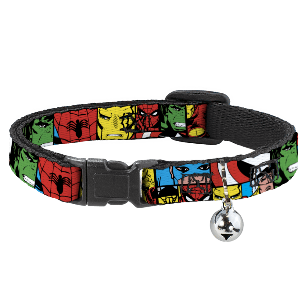 Marvel Comics Breakaway Cat Collar With Bell, Plastic Clip, Easy ...