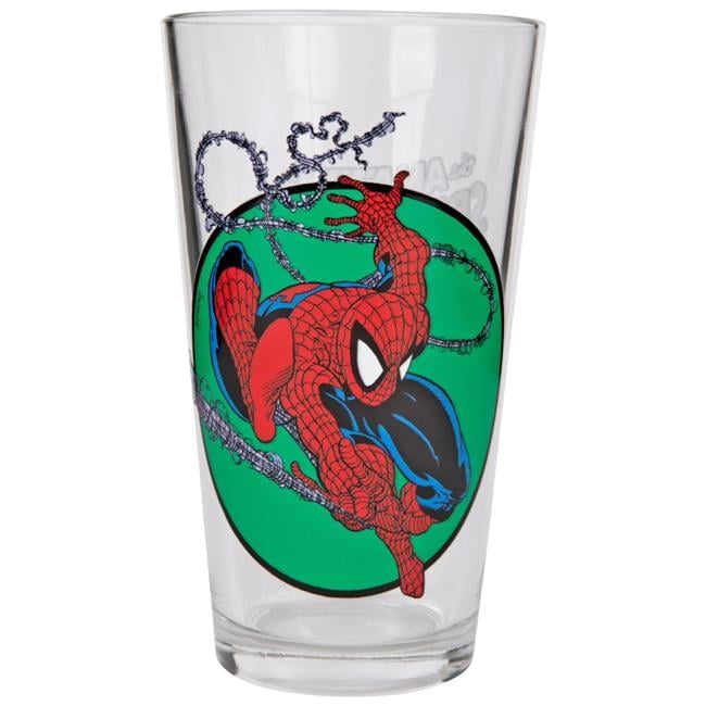 Marvel Comics Classic Series Web-Slinging Toon Tumblers Pint Glass ...