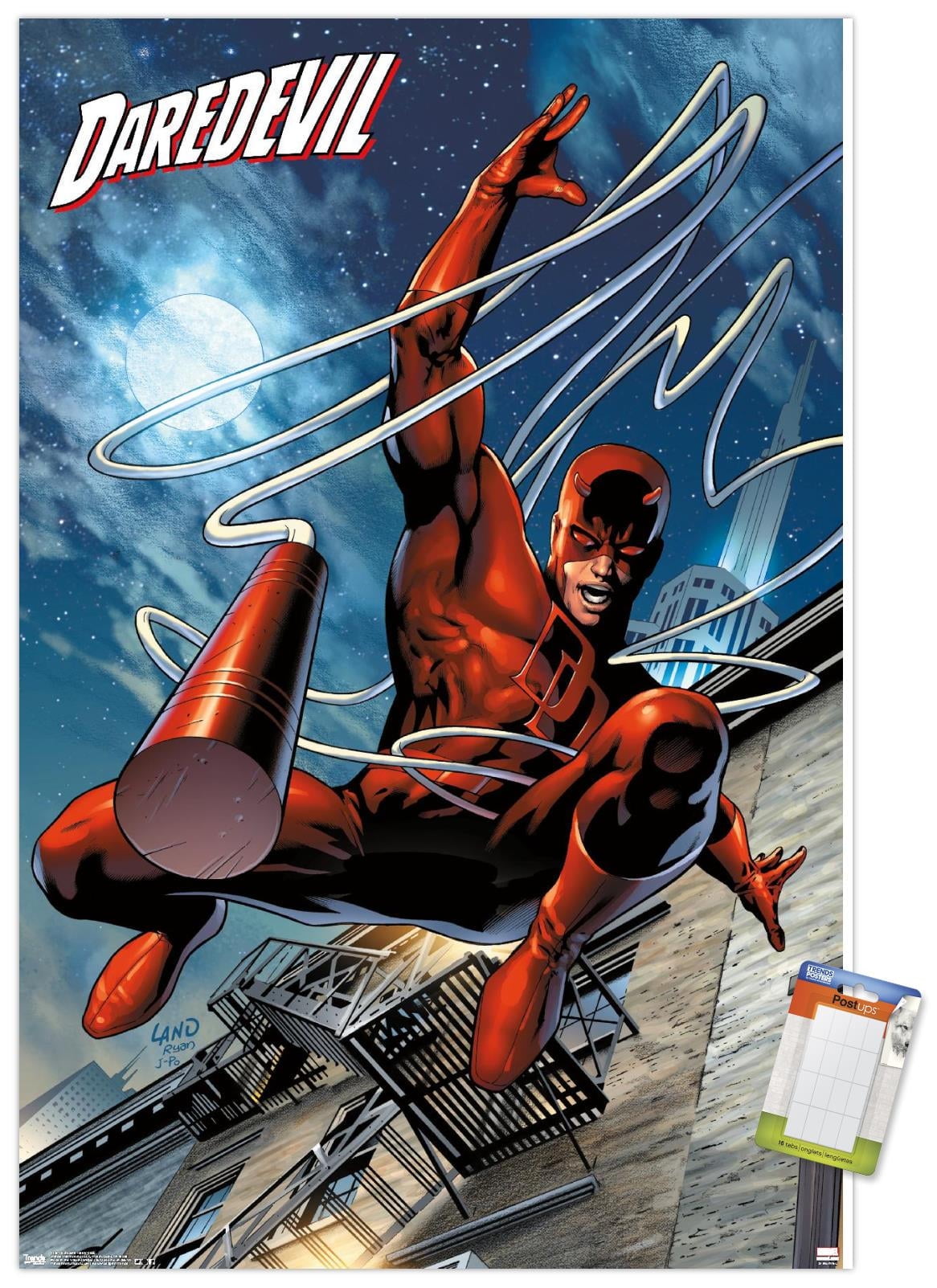 Marvel Comics DaredeVil - Billy Club Wall Poster, 22.375" x 34 ...