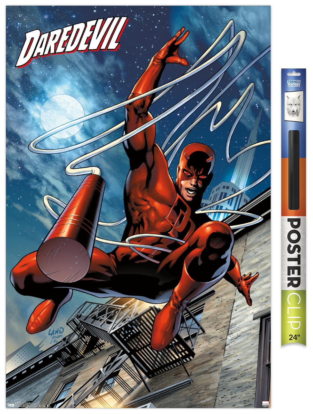 Marvel Comics DaredeVil - Billy Club Wall Poster, 22.375" x 34 ...