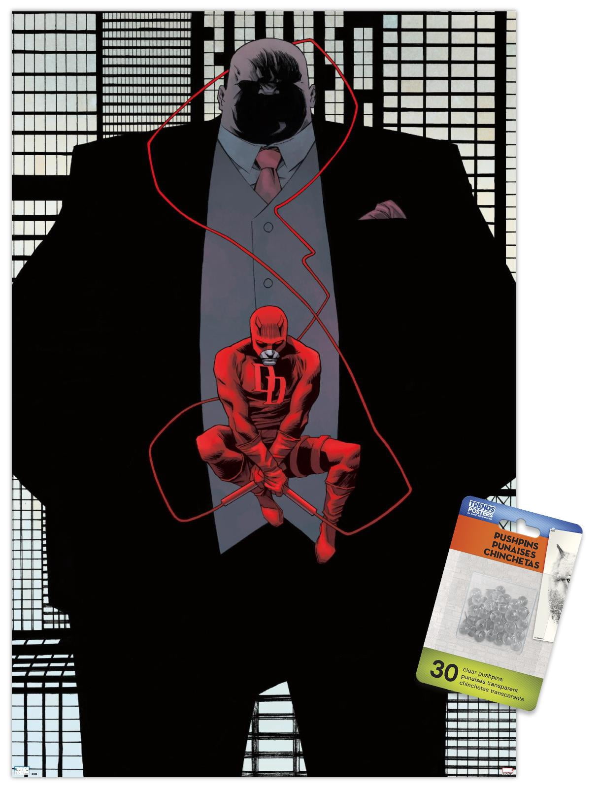 Marvel Comics Daredevil - Kingpin Shadow Wall Poster with Push Pins, 14 ...