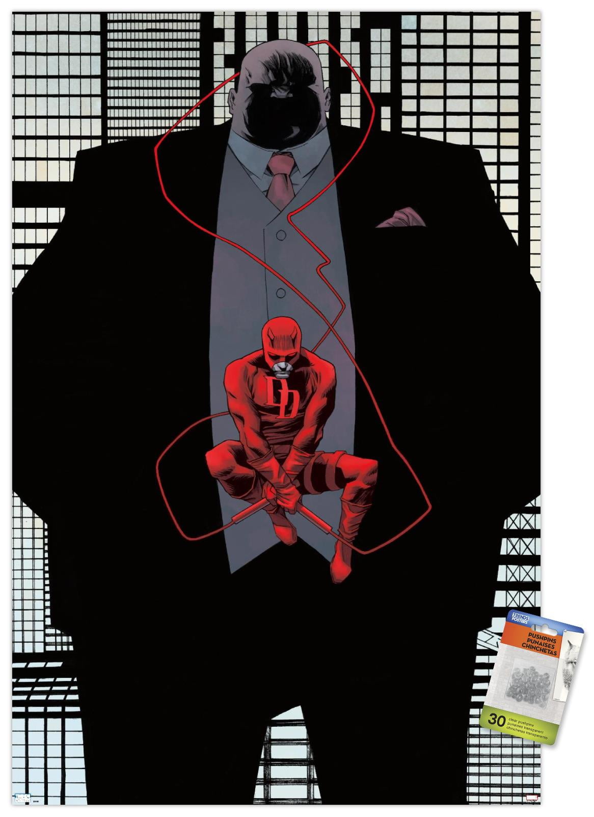 Marvel Comics Daredevil - Kingpin Shadow Wall Poster with Pushpins, 22. ...