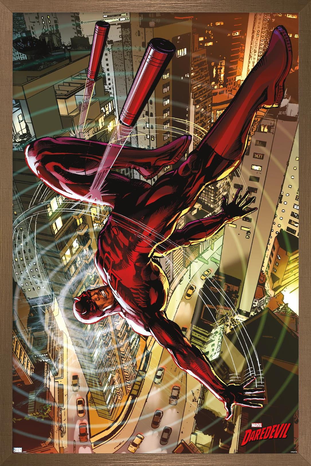 Marvel Comics Daredevil - Rooftop Cover Wall Poster, 22.375" x 34 ...