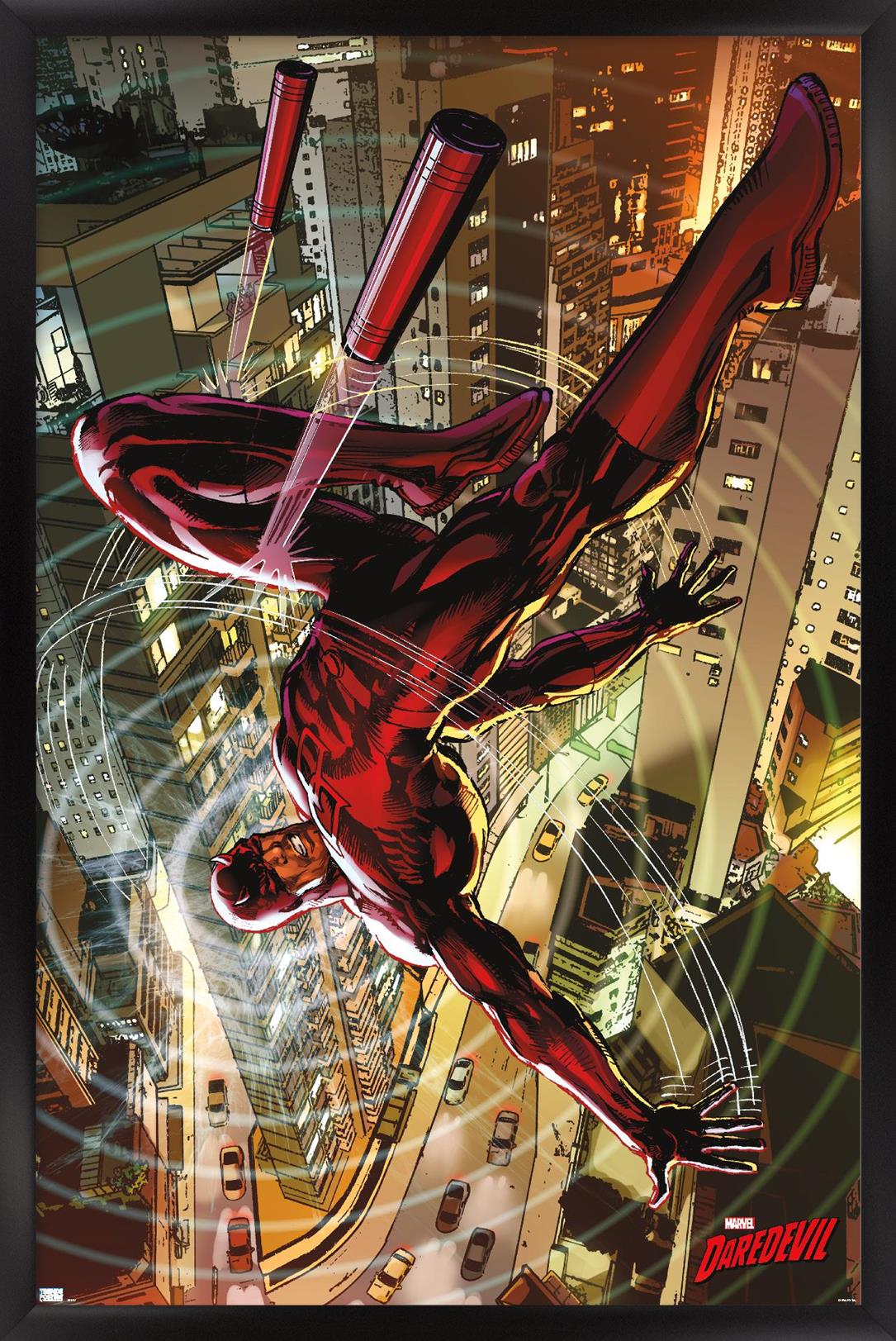 Marvel Comics Daredevil - Rooftop Cover Wall Poster, 22.375" x 34 ...