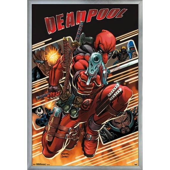 Marvel Comics - Deadpool - Attack Collage Wall Poster, 22.375" x 34 ...
