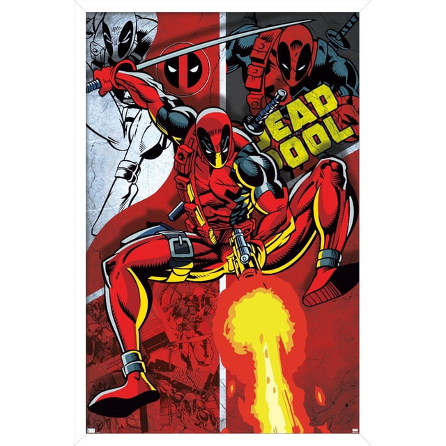 Marvel Comics - Deadpool - Collage Wall Poster, 22.375" x 34", Framed ...