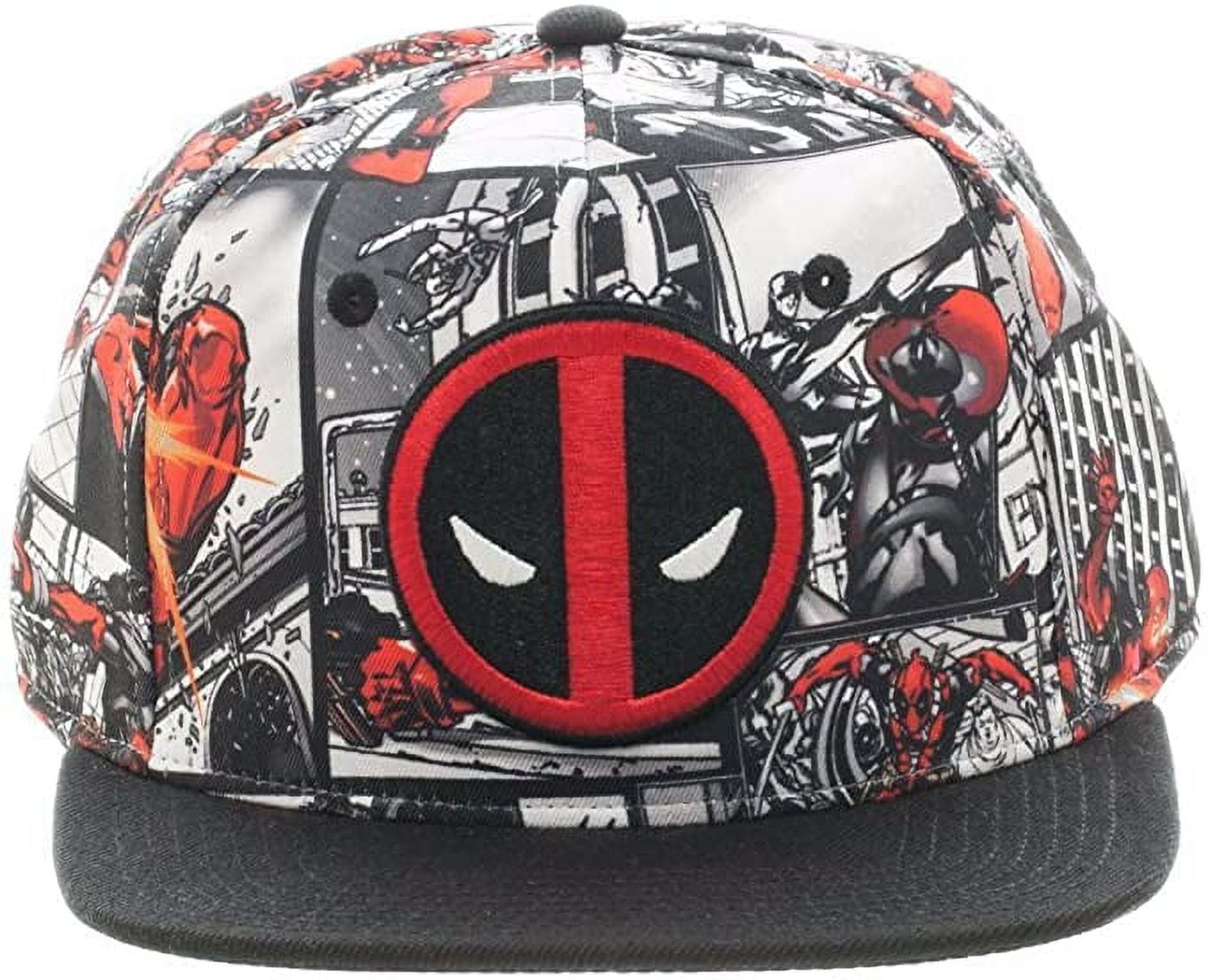 Marvel Comics Deadpool Comic Book Panels Sublimated Snapback - Walmart.com