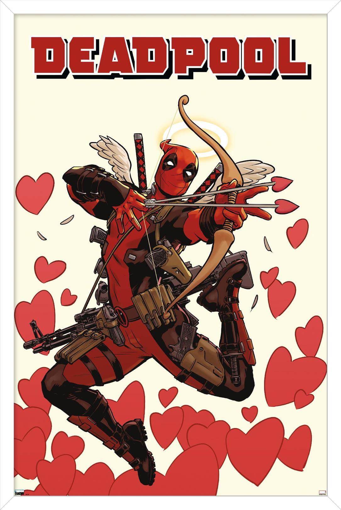 Marvel Comics Deadpool - Cupid Wall Poster, 22.375" x 34" Framed ...