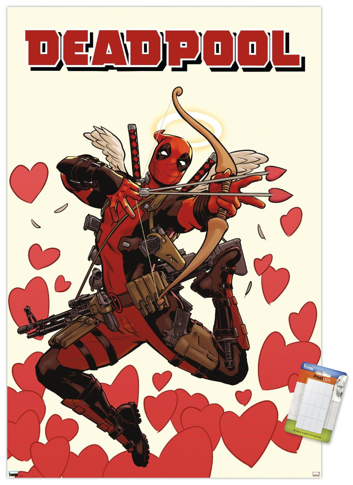 Marvel Comics Deadpool - Cupid Wall Poster, 22.375" x 34" - Walmart.com