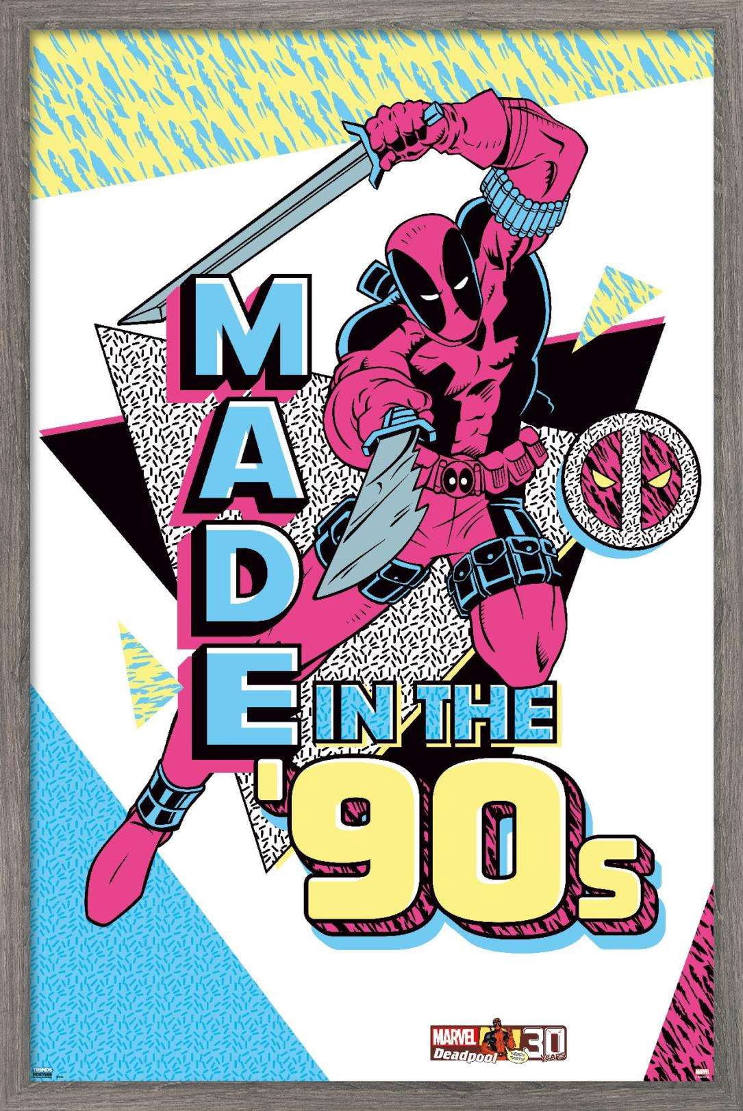 Marvel Comics - Deadpool - Made In the 90's Wall Poster, 22.375" x 34 ...