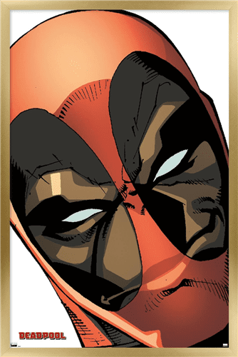 Marvel Comics Deadpool - Mask Wall Poster, 22.375" x 34" Framed ...