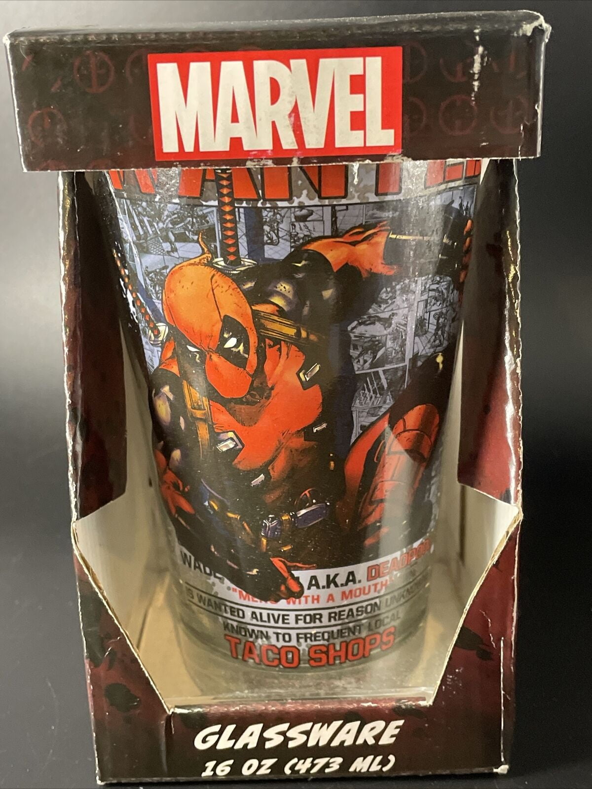 Deadpool Glass