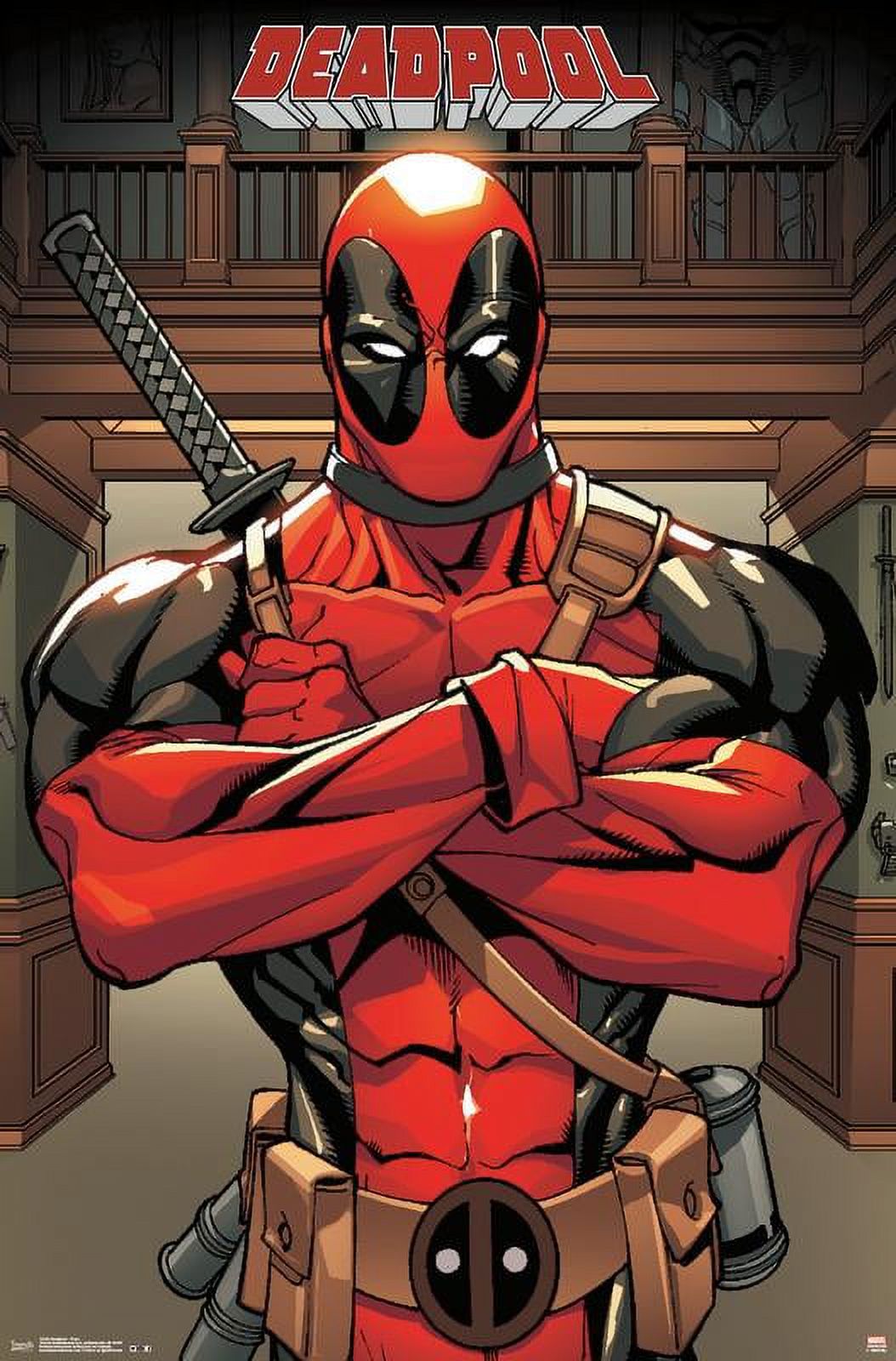 Marvel Comics - Deadpool - Pose Wall Poster, 22.375" x 34" - Walmart.com